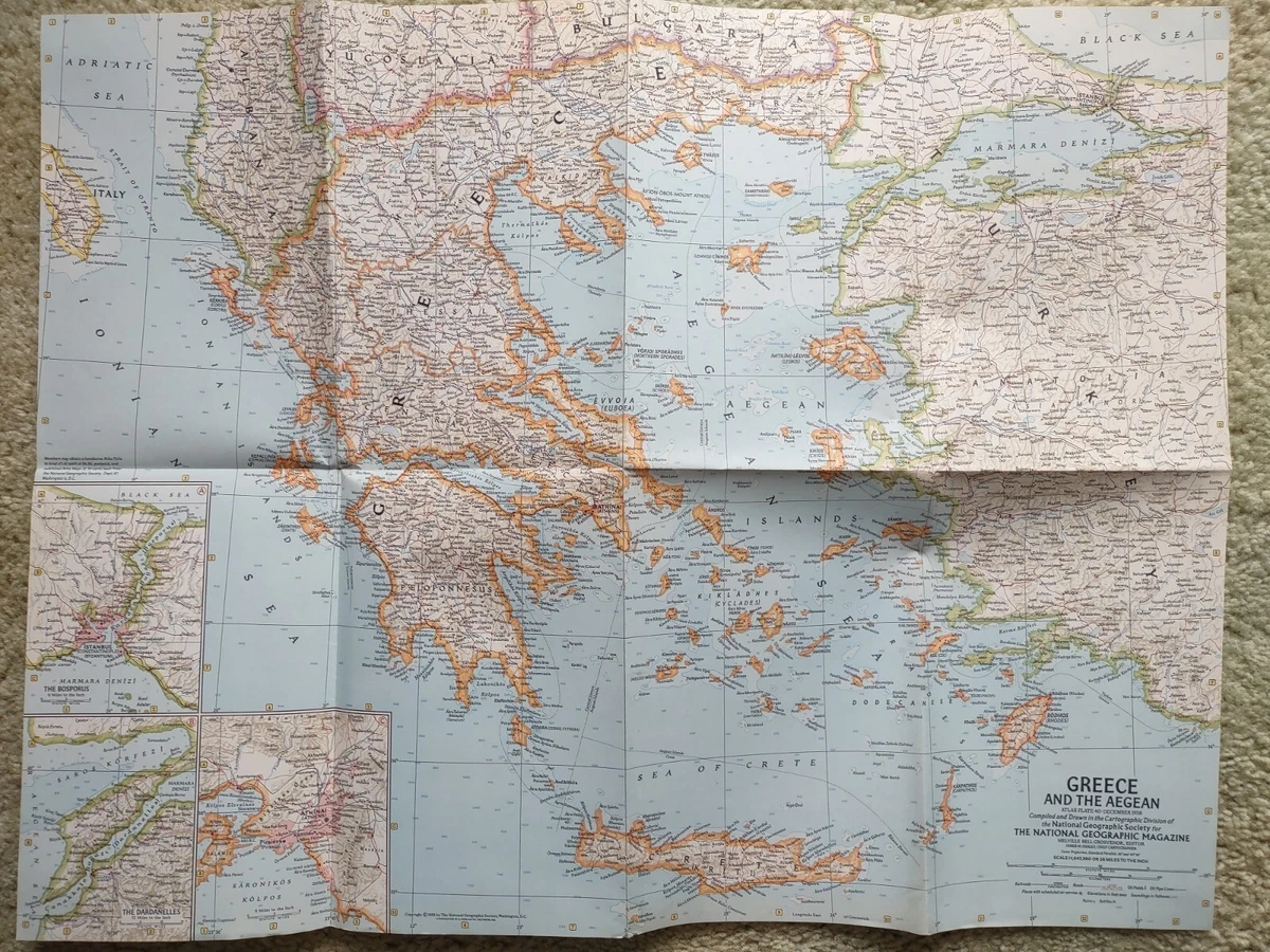 Aegean Sea World Map