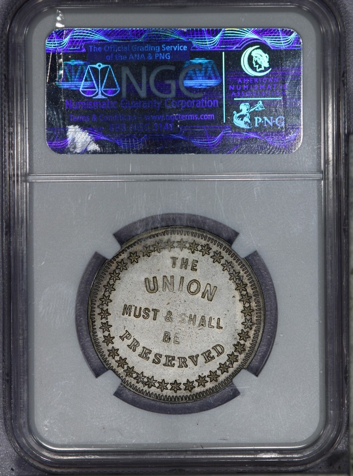 1861 Civil War Token CWT F-147/227 fp I Am Ready NGC AU58 LB | eBay