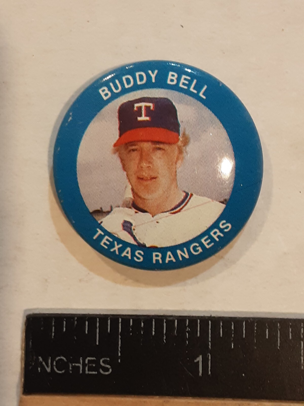 VINTAGE 1984 FUN FOODS BUDDY BELL TEXAS RANGERS 1" PINBACK BUTTON | eBay