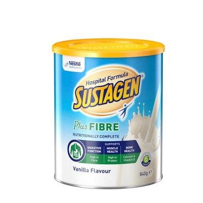 Sustagen Hospital Formula Plus Fibre Vanilla 840g | eBay Australia