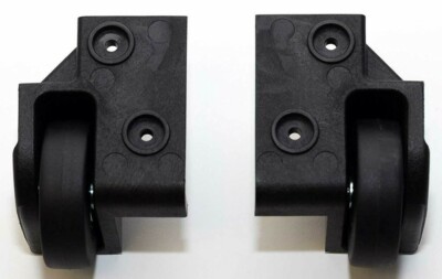 Pelican 1510 / 1560 Replacement Wheel housings(Left & Right) & 2 Wheels ...