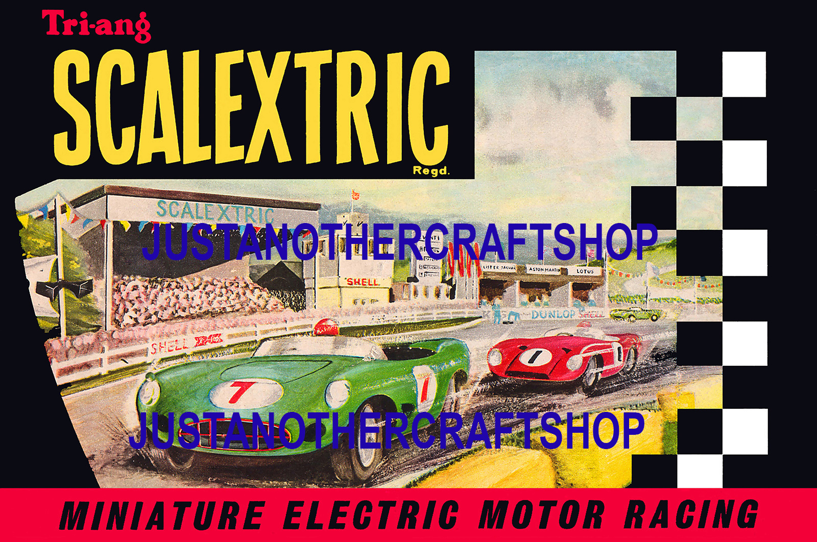 Scalextric 1962 Catalogue Cover Large A3 Size Poster Advert Sign ...