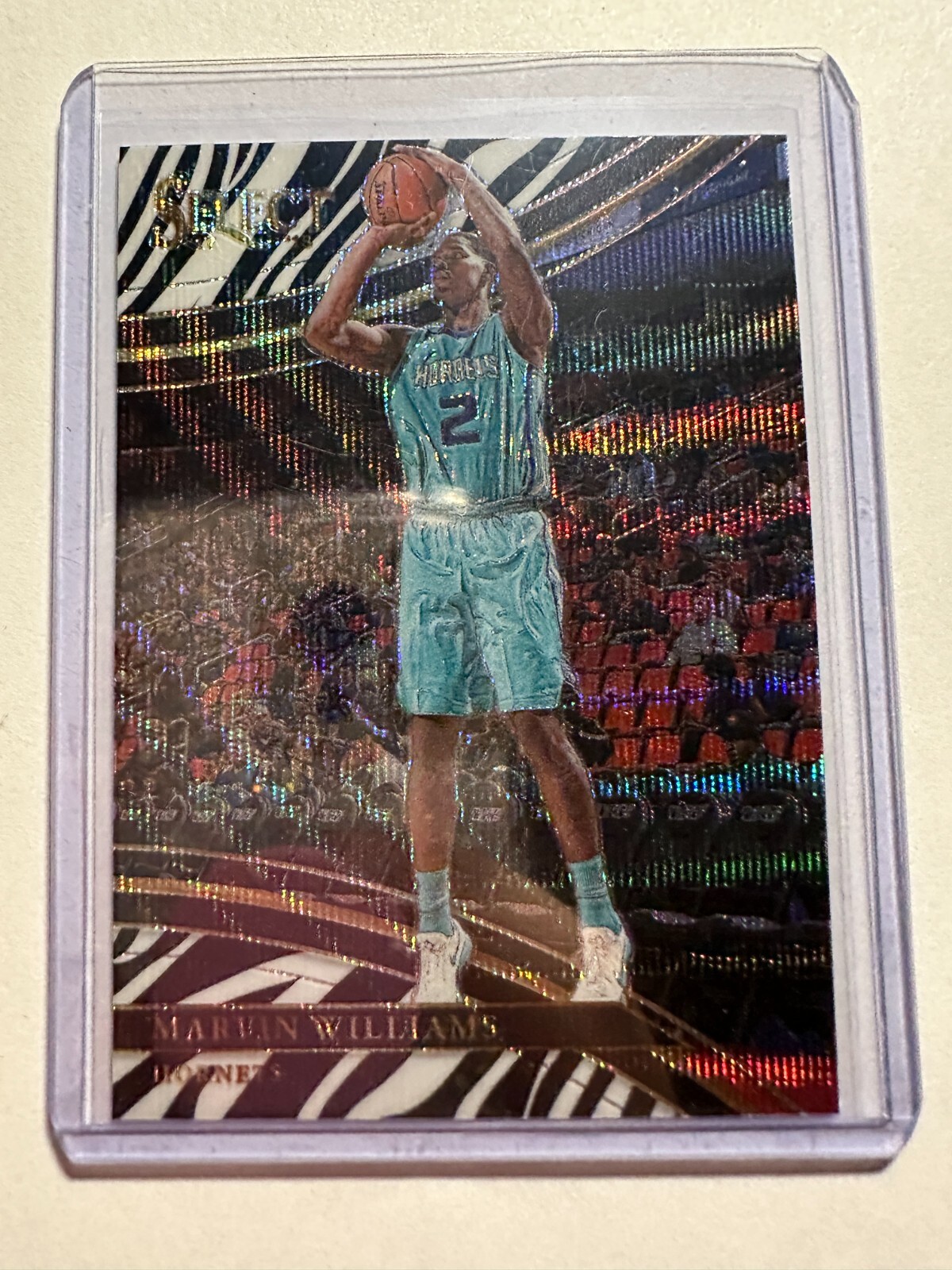 K20,736 - 2017-18 Select Prizms Zebra #250 Marvin Williams | eBay