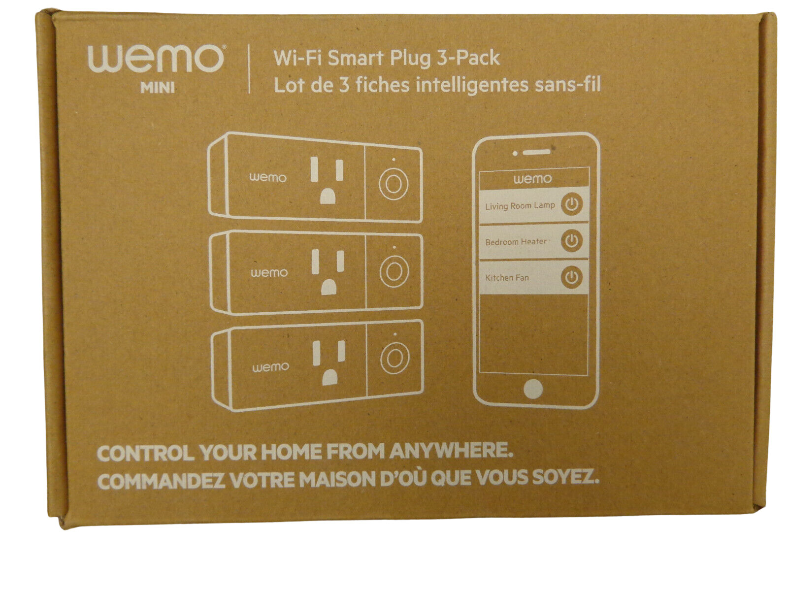WeMo Mini Outlets & Accessories Smart Plug 3-pack Wi-fi Enabled Works ...