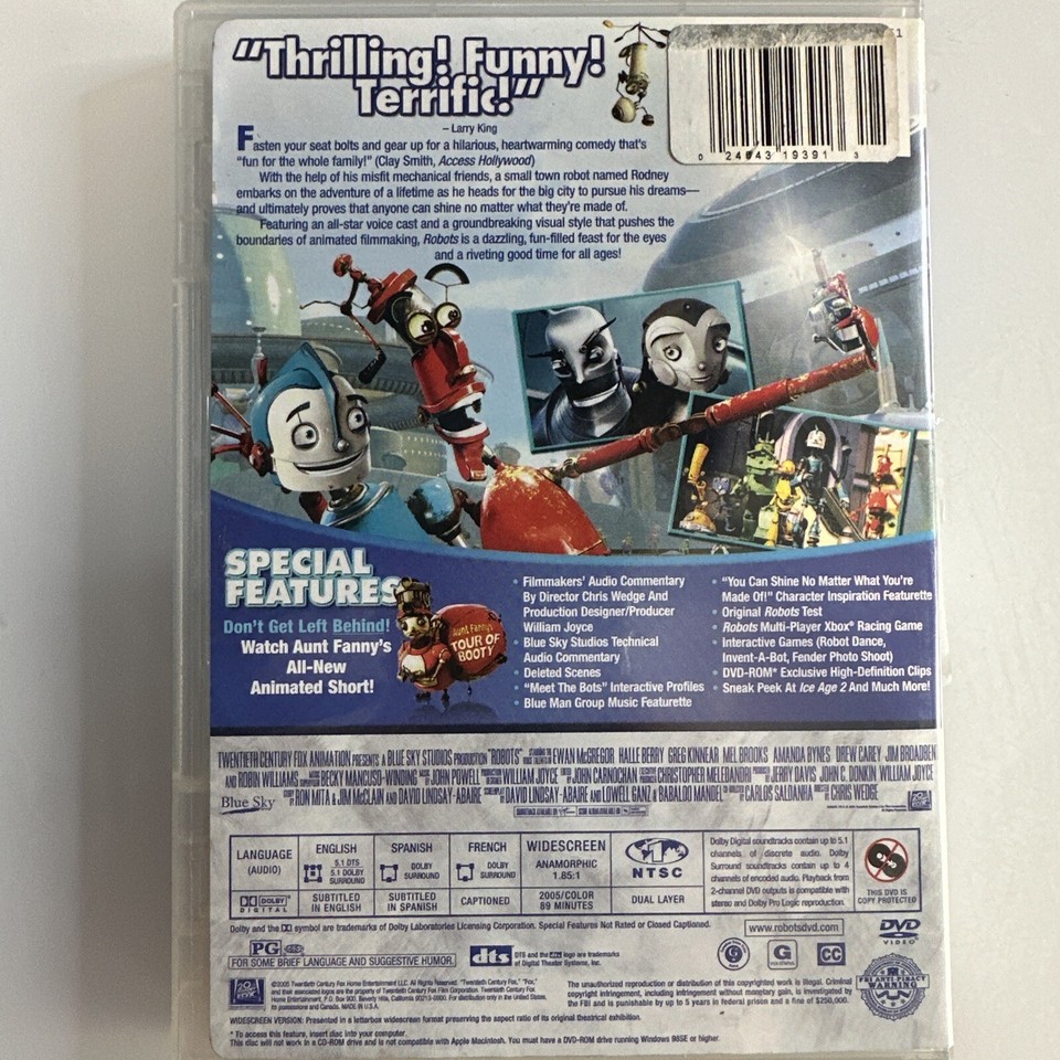 Robots (DVD, 2005) Widescreen 24543193913 | eBay