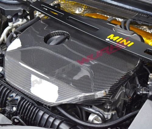 Mini Cooper S JCW F54 F55 F56 F57 F60 Carbon Fibre Engine Cover Pre LCI ...