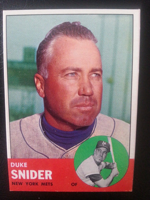 1963 Topps High number #550 Duke Snider EX+ NM | eBay
