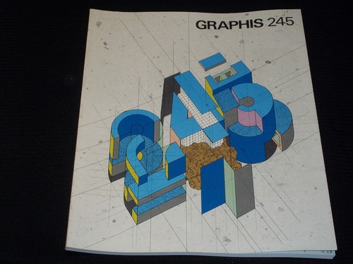 1986 #245 GRAPHIS MAGAZINE VERY NICE COVER ART & INSIDE PAGES - E 815 ...