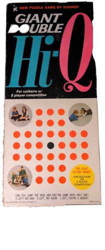Vintage Giant Double Hi-Q Game 1975 Complete | eBay