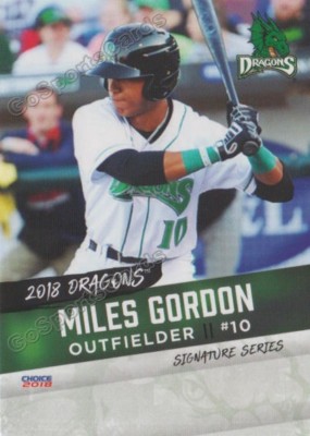2018 Daytona Dragons Miles Gordon RC Rookie Cincinnati Reds | eBay