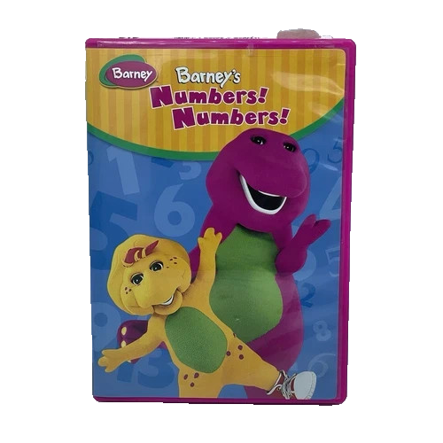 BARNEY'S NUMBERS! NUMBERS! (DVD) VG Disc + Cover Art - NO CASE ...
