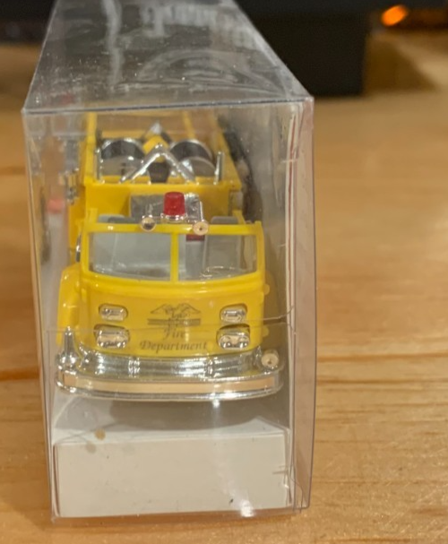 Very Rare Busch HO 1/87 LaFrance Yellow Pumper Fire Engine Truck #27 ...
