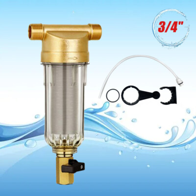 Water Pre-Filter System Whole House Spin Down Sediment Water Filter W ...