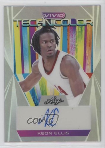 2022-23 Leaf Vivid - Technicolor Gray #T-KE1 Keon Ellis /40 (AU, RC ...