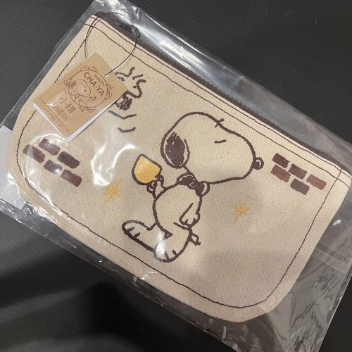 Snoopy Chaya Otaru Limited Embroidered Pouch Tea Time | eBay