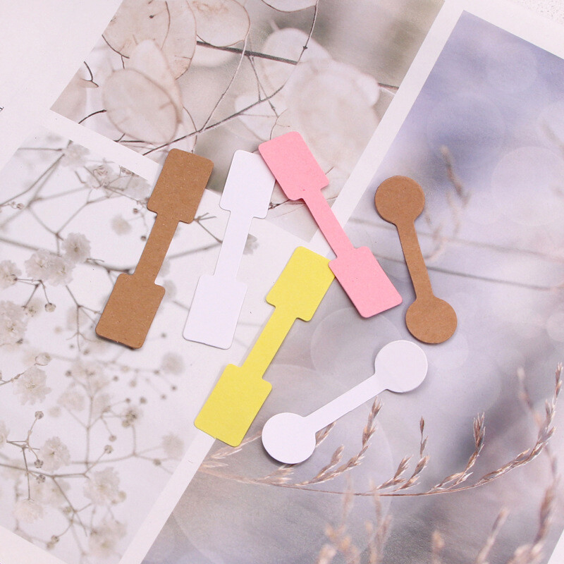 100 Pcs Jewelry Price Tag Self Adhesive Barbell Sticker Jewelry Display ...