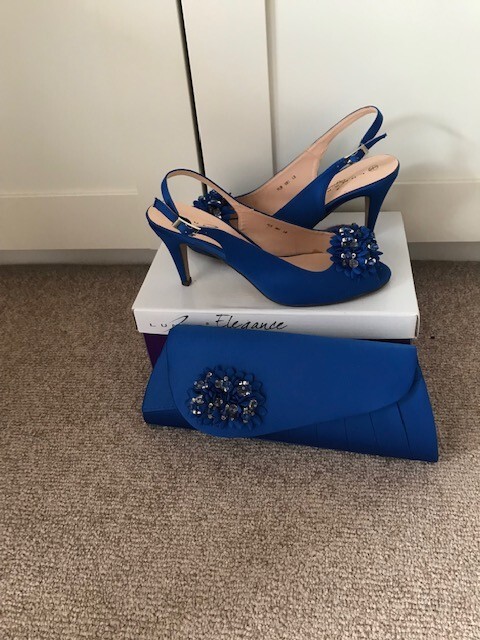 Jacques Vert Mother Of The Bride/Groom Outfit Size 10, Shoes, Bag and ...