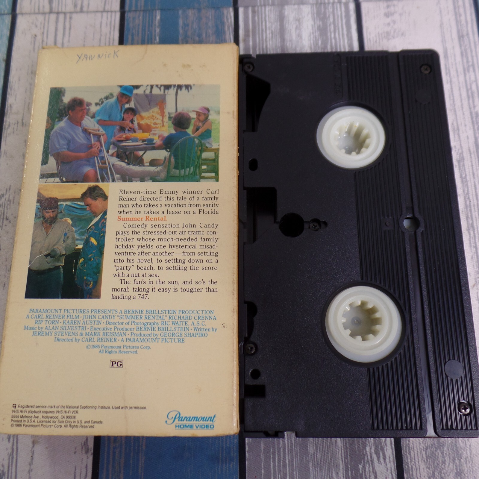 VINTAGE Summer Rental VHS 1985, Original Print W/ 69.99 Sticker! John ...