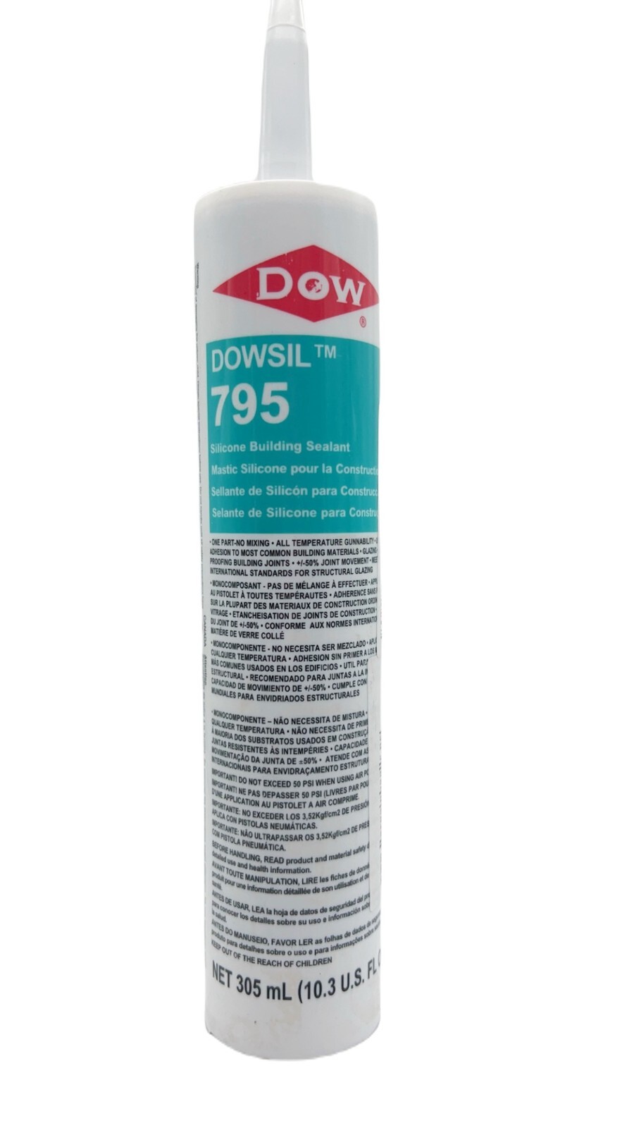 Dow Dowsil 795 Silicone Building Sealant 10.3oz Cartridge Grey | eBay