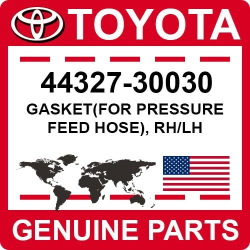 Genuine Toyota Pressure Hose Gasket 44327-30030 for sale online | eBay
