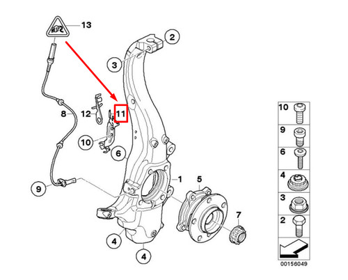 NEW BMW 3 E90 REAR LEFT SILENCER BRACKET 6859533 34526859533 ORIGINAL ...