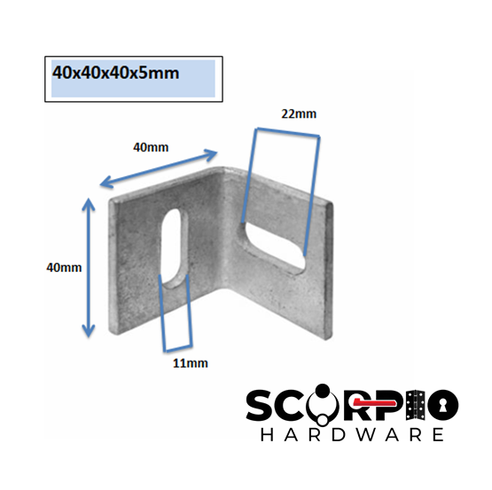 Heavy Angle Cleats Galvanised Brackets for Fencing | eBay UK