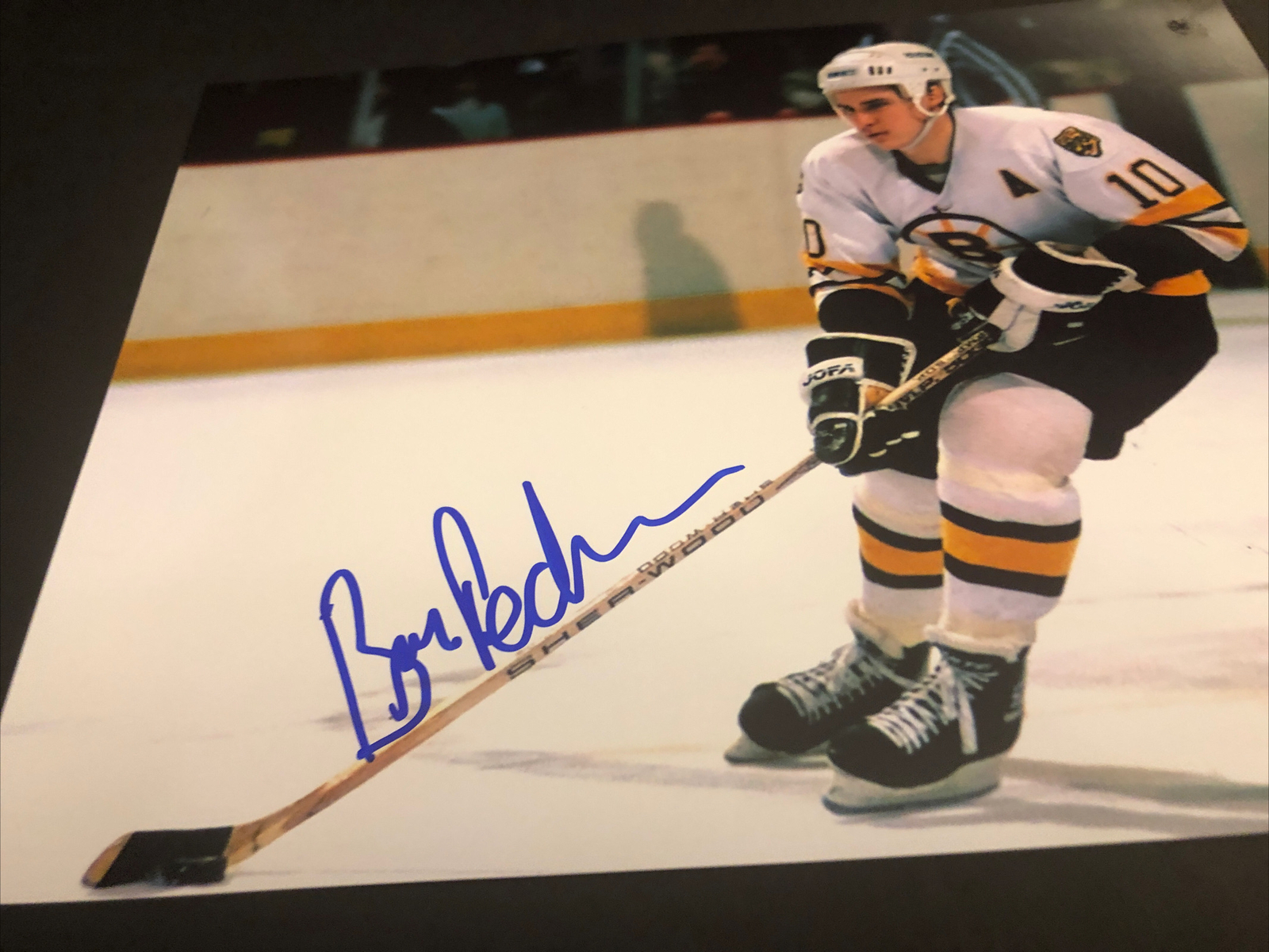 BARRY PEDERSON SIGNED 8x10 AUTOGRAPHED BOSTON BRUINS PHOTO C | eBay