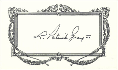 L. PATRICK GRAY III - SIGNATURE(S) | eBay
