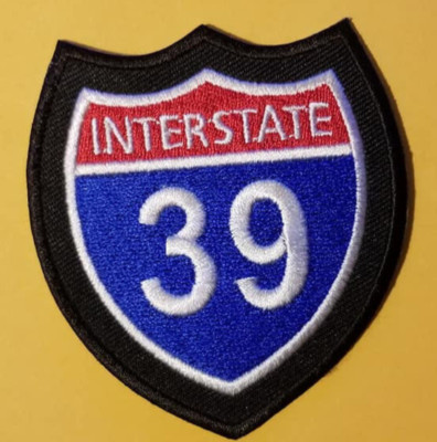 US Primary Interstate 39 Highway approx 2.75x3" Embroidered Patch * | eBay