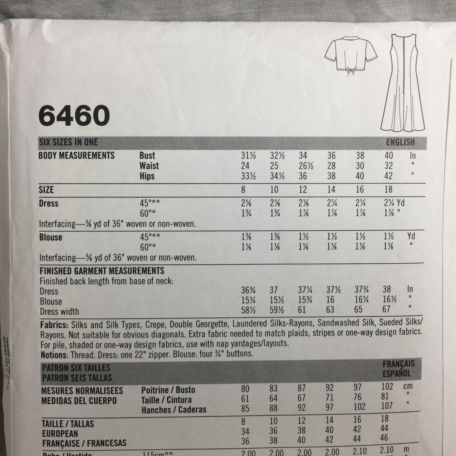 New Look 6460 Cute spring lolita dress vintage UNCUT sewing Pattern ...