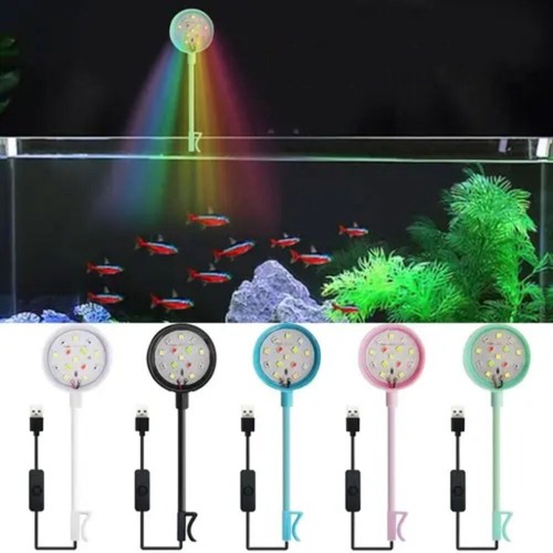 Colored Lights Aquarium Plant Light LED Fish Tank Lamp Aquarium Lamp ...