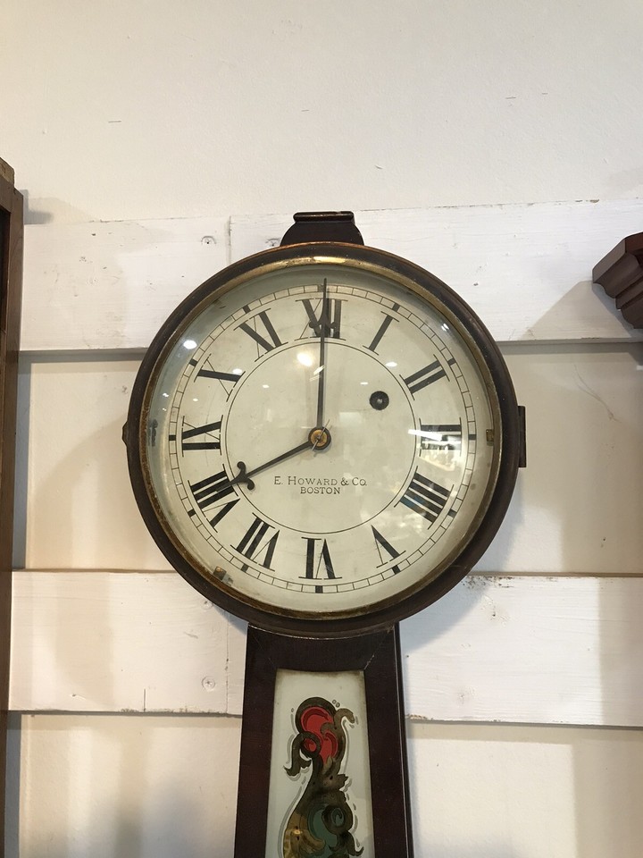 Rare 1880 E.Howard John Kingsley Boston Banjo Wall Clock | eBay