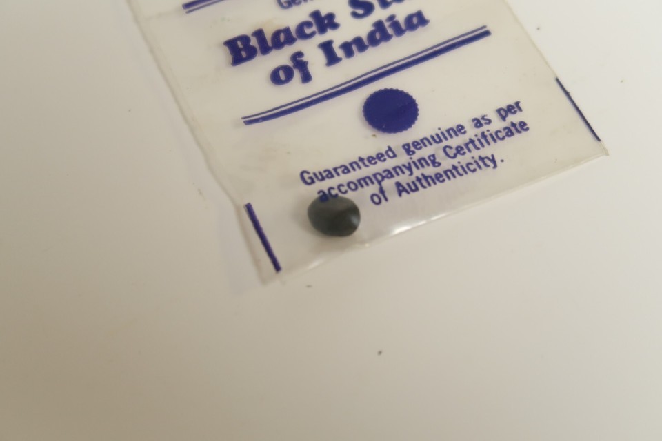 Genuine Black Star of India Gem Stone Rock 5th Prize Sweepstakes ...