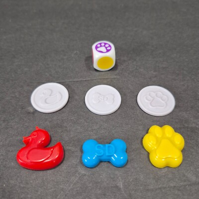 Spin Master Soggy Doggy Board Game Replacement Game Mover Tokens, Coins ...