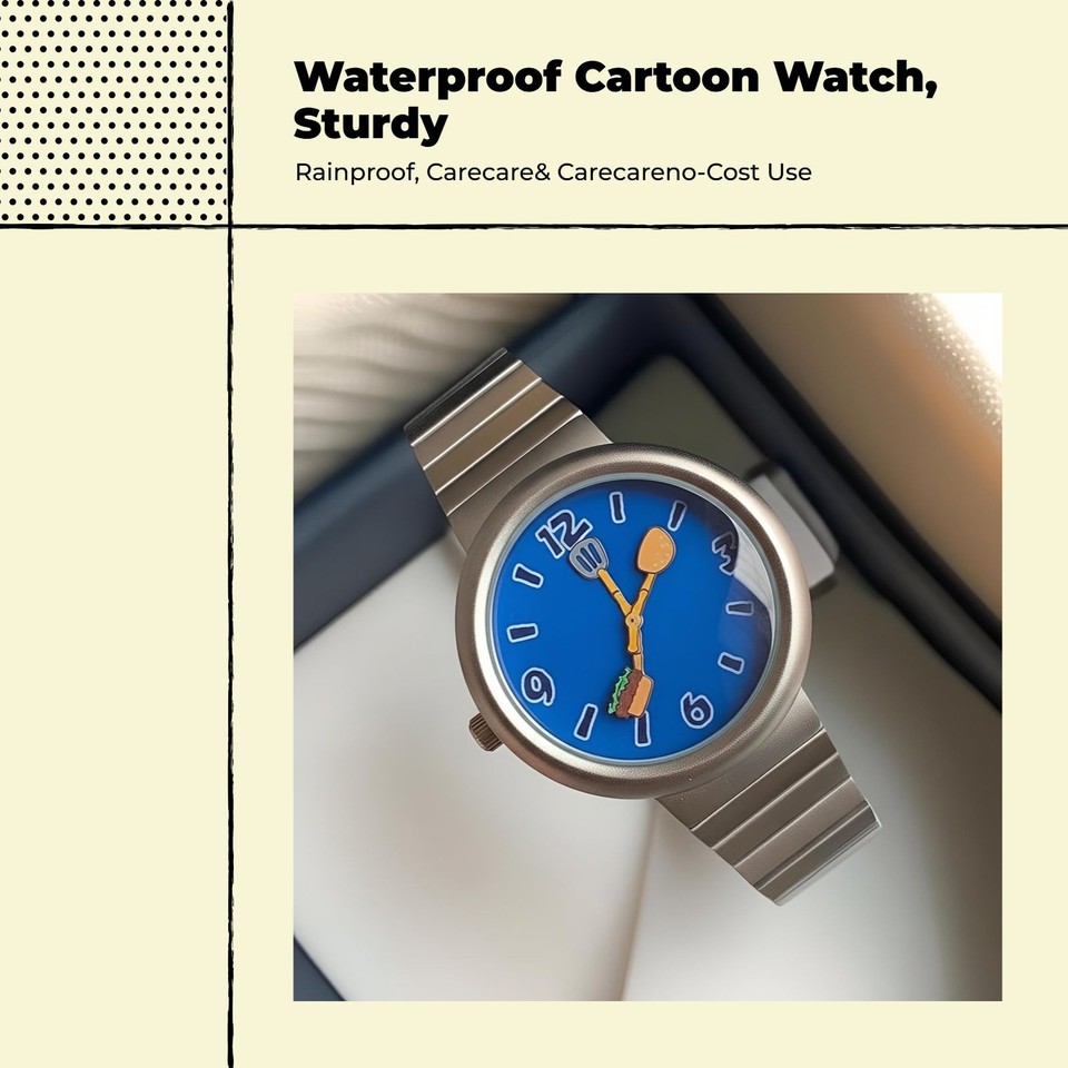Cartoon Sponge Waterproof Digital Watch, Silicone Strap | eBay