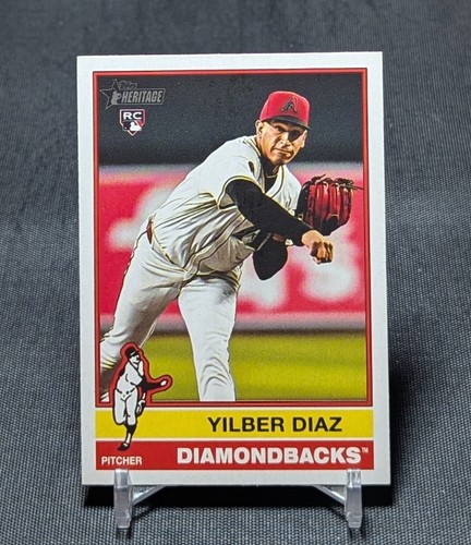 Yilber Diaz Rookie RC 2025 Topps Heritage Baseball Card 372 Arizona ...