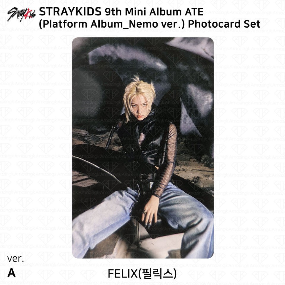 Stray Kids 9th Mini Album ATE Platform Nemo ver Official Photocard Chk ...