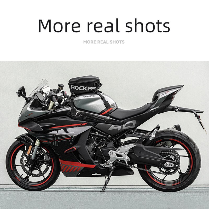 ROCKBROS Hard Shell Motorcycle Tank Bag Rainproof Motorbike Bag Cycling ...