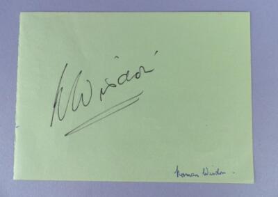Original Norman Wisdom Autograph - Signed Autograph Book Page | eBay