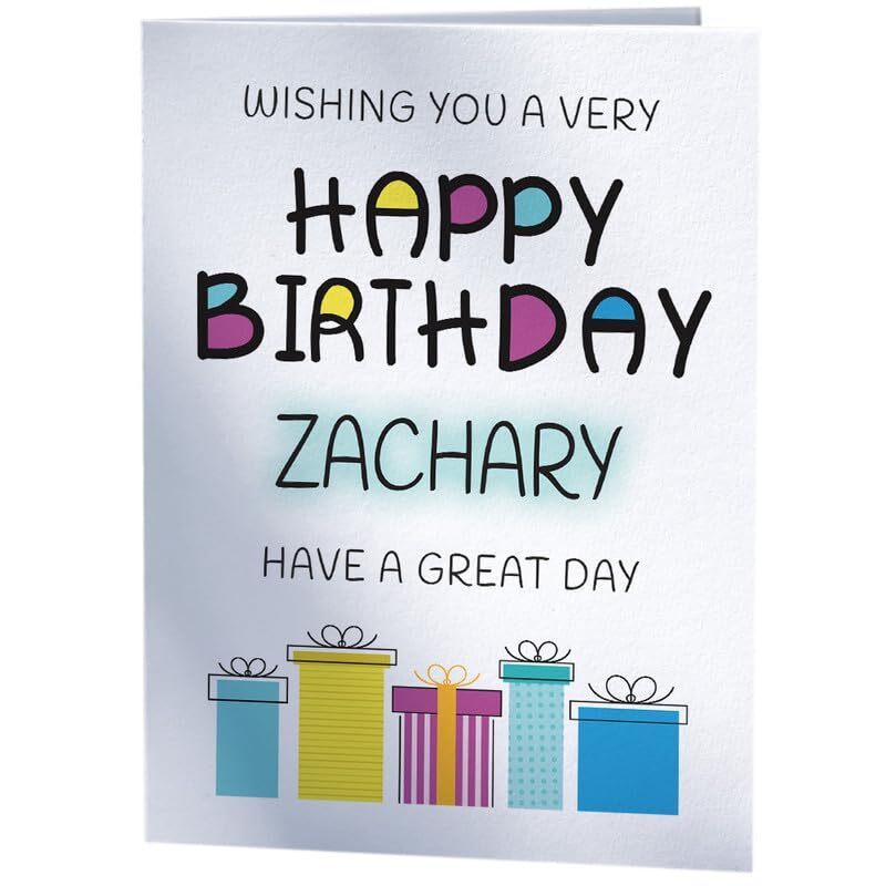 Zack Name Cards With Print And Fold Birthday OfficeGear: 150 Tent Card