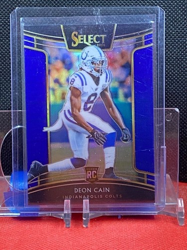 2018 Panini Select Concouse Blue Prizm Rookie #6 Deon Cain NFL 026/175 ...