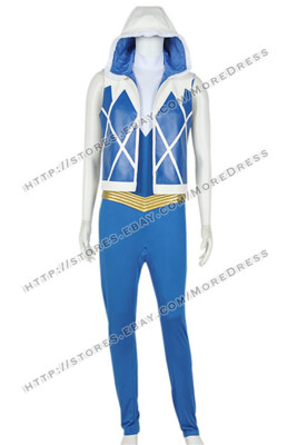 Captain Cold Leonard Snart Cosplay Costume from The Flash Blue Full Set ...
