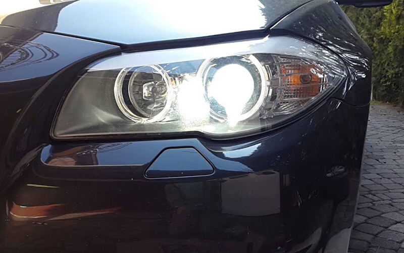 For BMW 5 Series F10 F11 F18 M5 Multi Color DTM Style RGB Led Angel ...