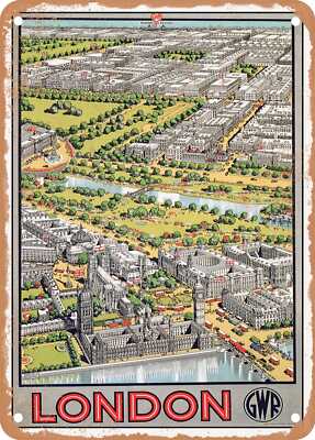 METAL SIGN - 1936 London GWR Vintage Ad | eBay