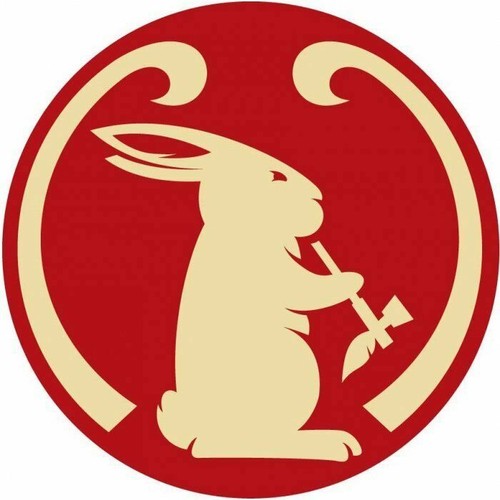 4 Mad River Smoking Bunny 3" Vinyl Decal Stickers Canoe Sailing Paddle ...