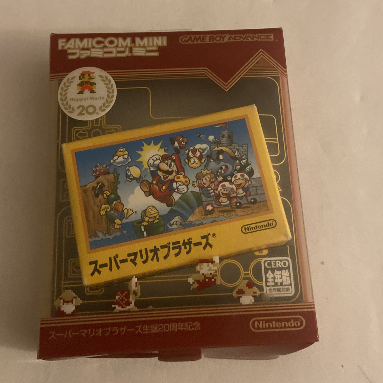 E350 Gameboy Advance Famicom Mini Super Mario Bros. GBA w/box - US ...