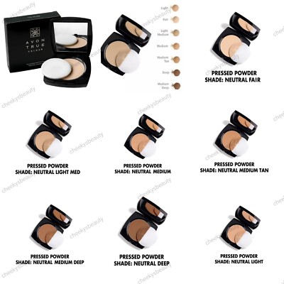 Avon True Colour Flawless Mattifying Pressed Powder, various shades,New ...