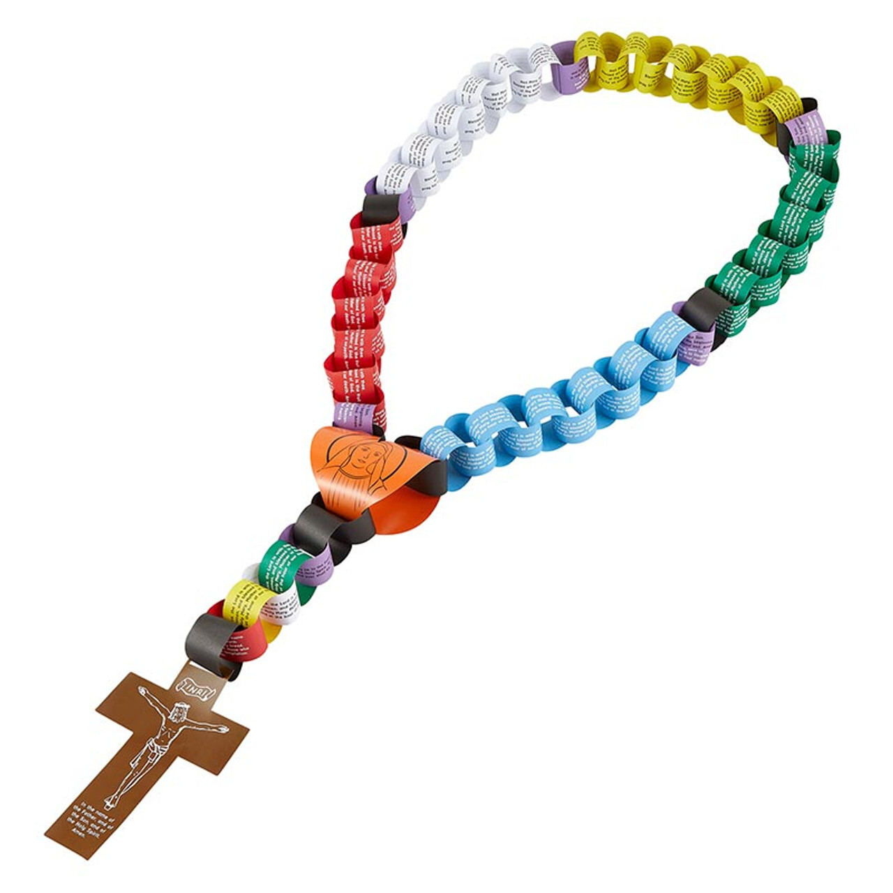 Make-Your-Own How to Pray the Rosary Paper Chain Kit (P1234) | eBay