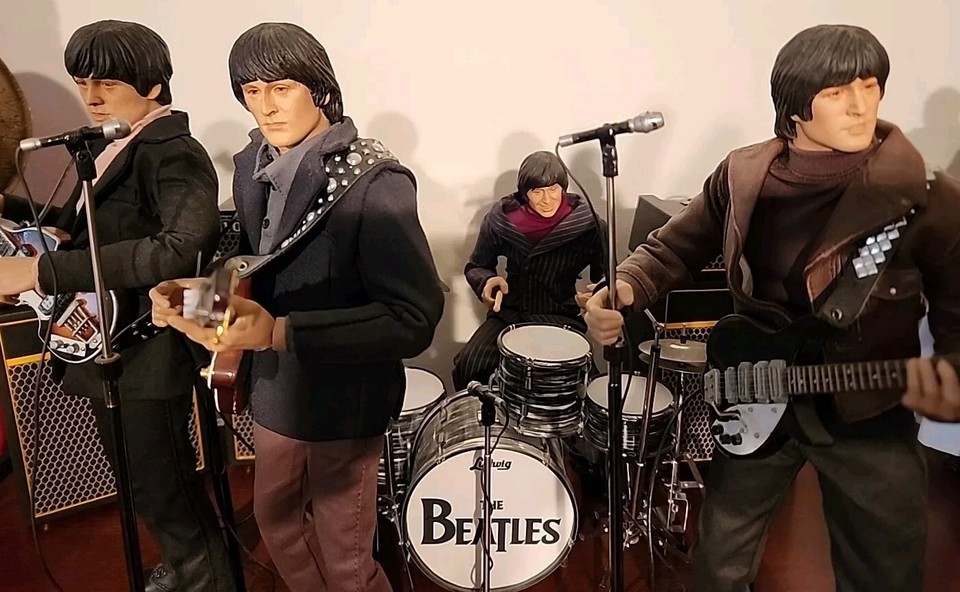 1/6 Custom The Beatles Action Figures Instruments Amps And Stands | eBay