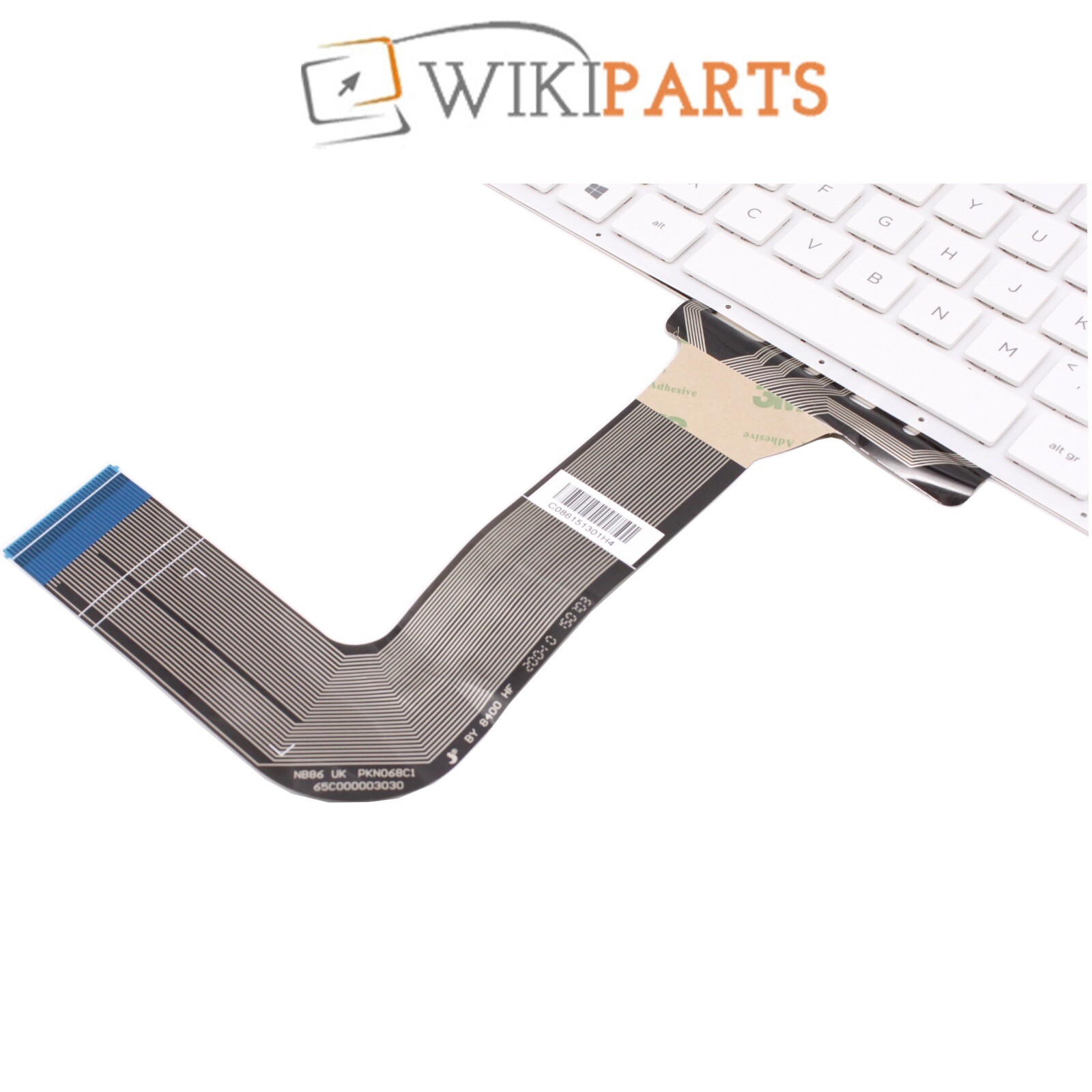 HP Compaq PAVILION 15-P004SR Replacement Full Keyboard UK Layout White ...